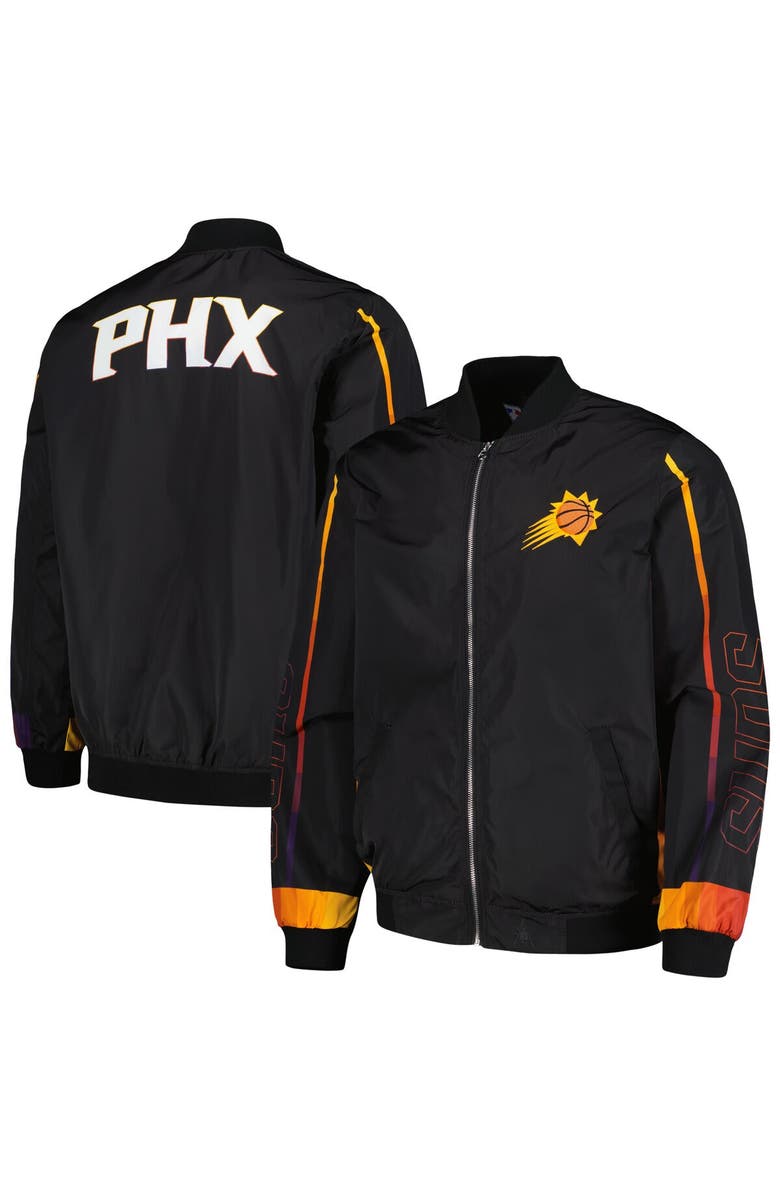 JH DESIGN Men's JH Design Black Phoenix Suns Full-Zip Bomber Jacket ...