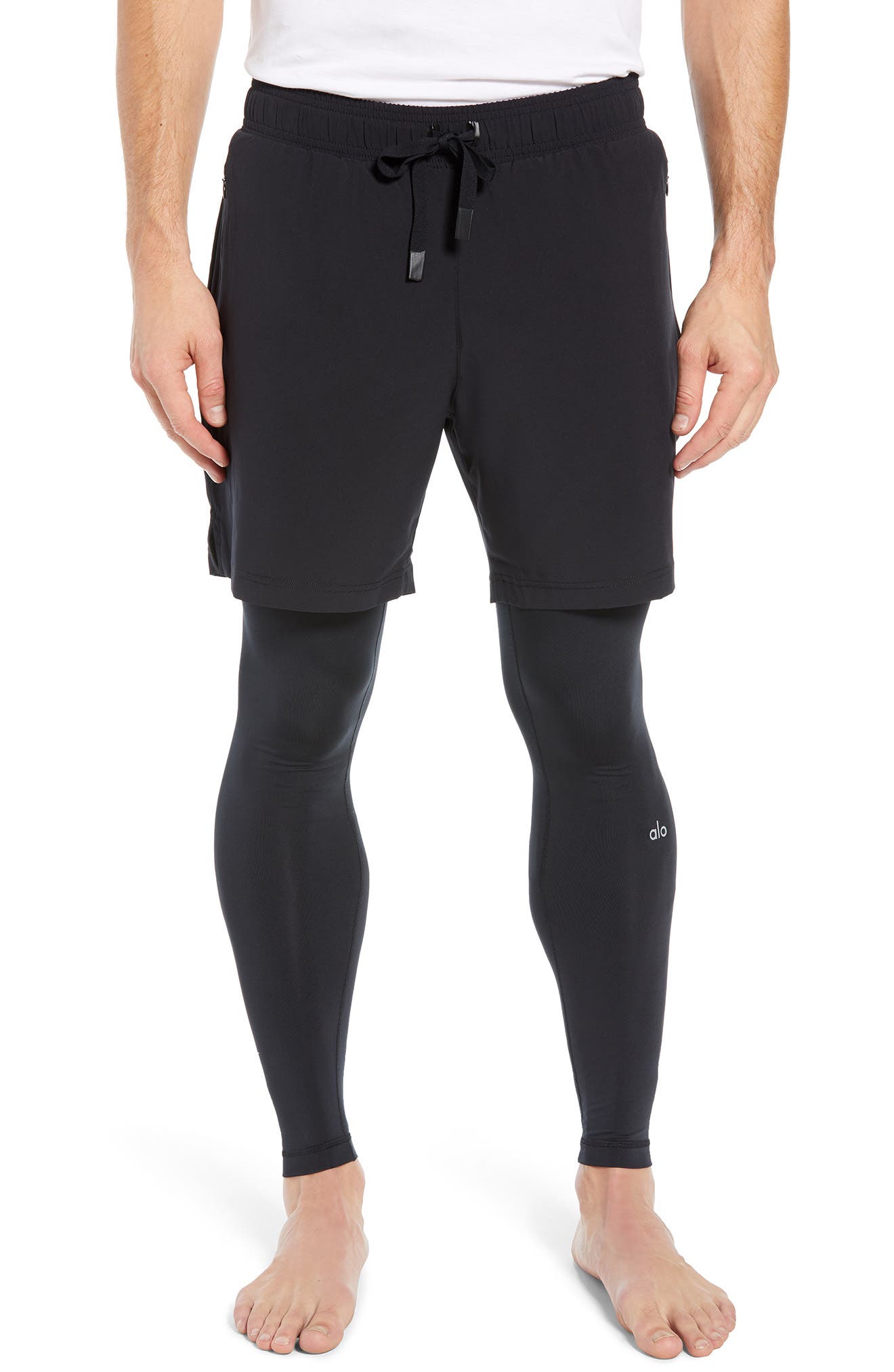 Alo Stability 2-in-1 Athletic Tights | Nordstrom