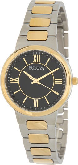 BULOVA Classic Two-Tone Bracelet Watch, 32mm | Nordstromrack