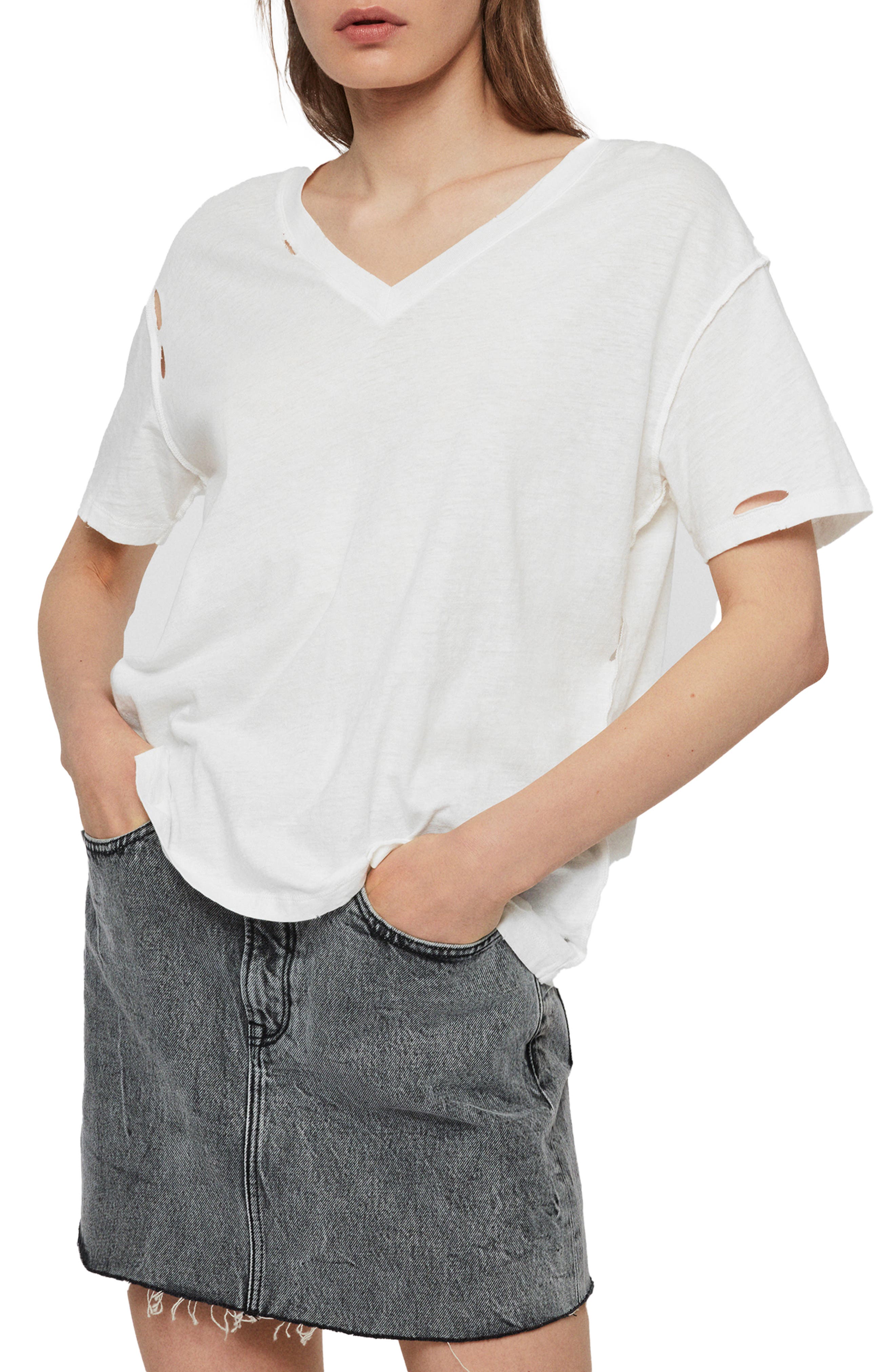 Dime V-Neck Tee (Women) | Nordstromrack