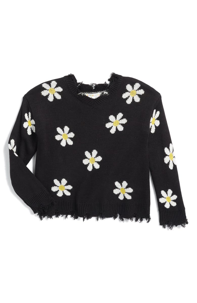 SELF ESTEEM Kids' Daisy Chewed Sweater | Nordstromrack