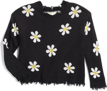 SELF ESTEEM Kids' Daisy Chewed Sweater | Nordstromrack