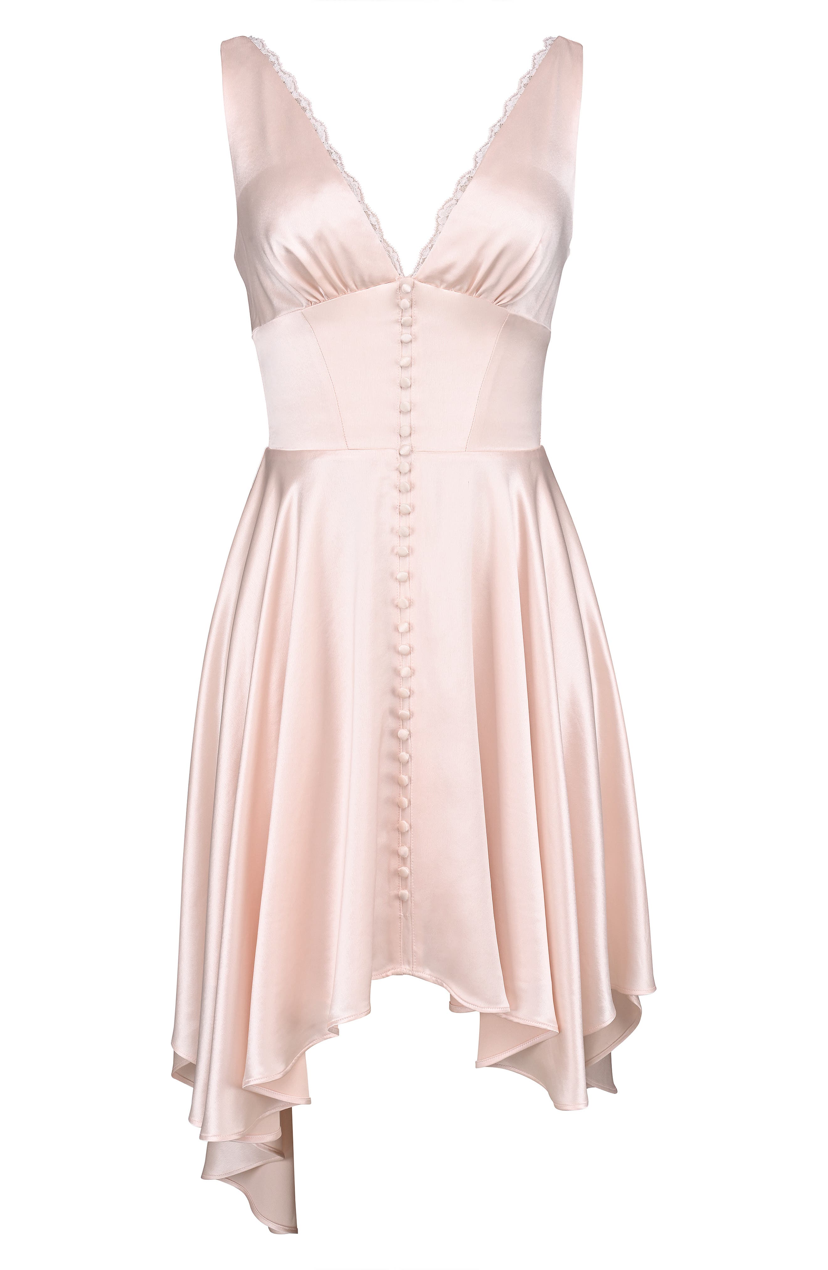 HOUSE OF CB Ysabella Handkerchief Hem Dress | Nordstrom