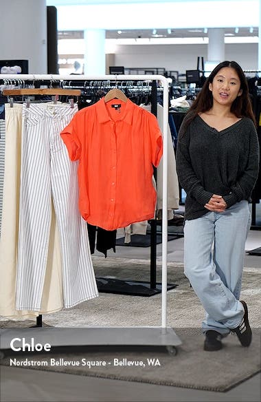 DKNY Organza Camp Shirt | Nordstromrack