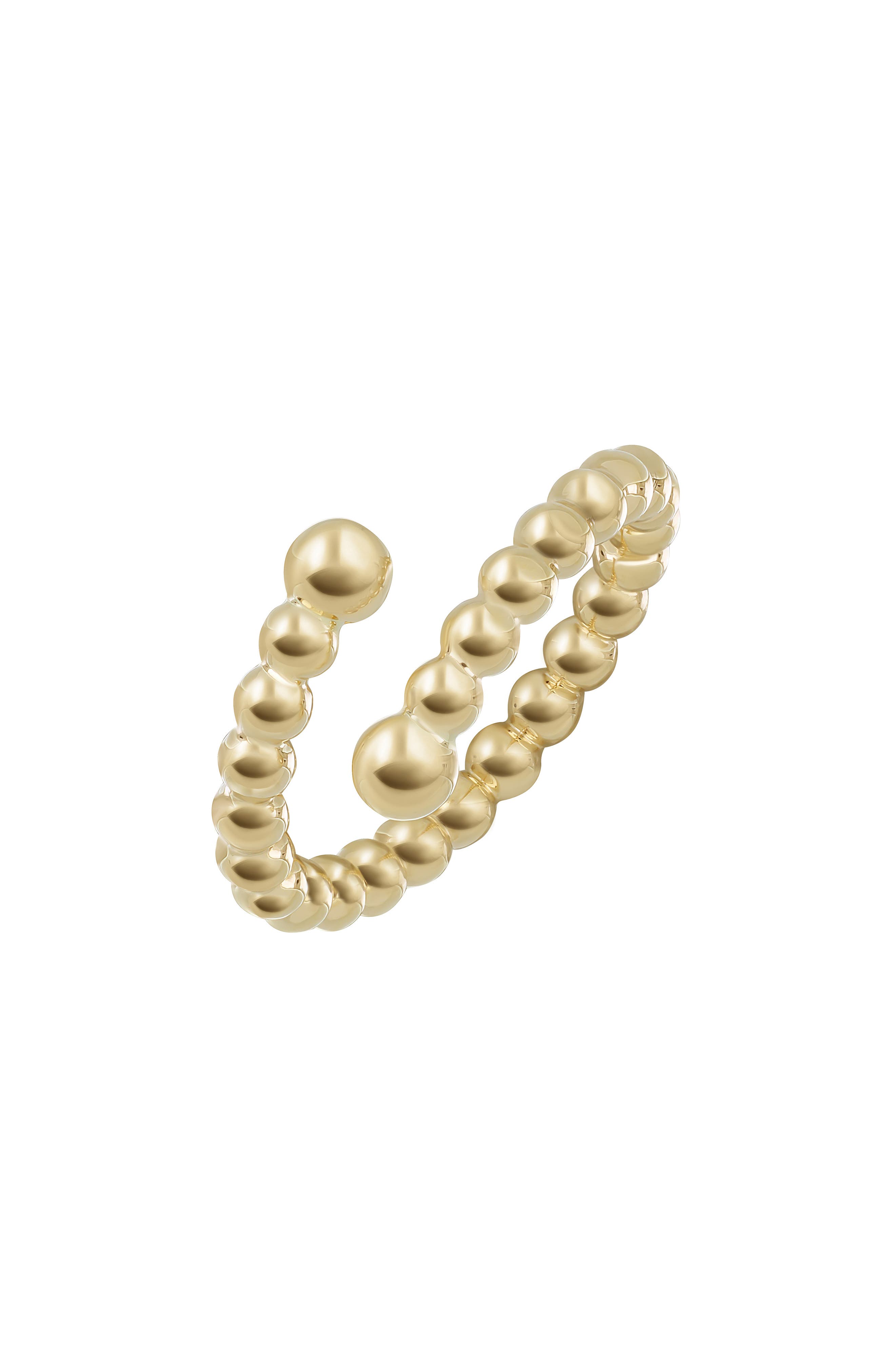 Bony Levy 14K Gold Beaded Stackable Ring | Nordstromrack