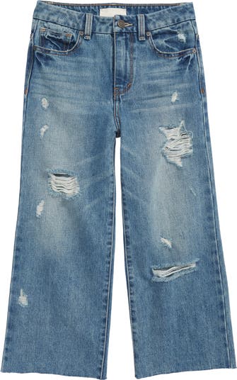 Habitual Girl Habitual High Rise Wide Leg Crop Jeans | Nordstrom