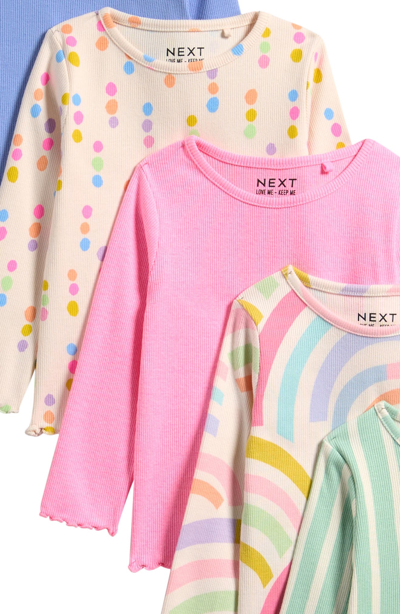 NEXT Kids' 5-Pack Assorted Long Sleeve Tops | Nordstrom