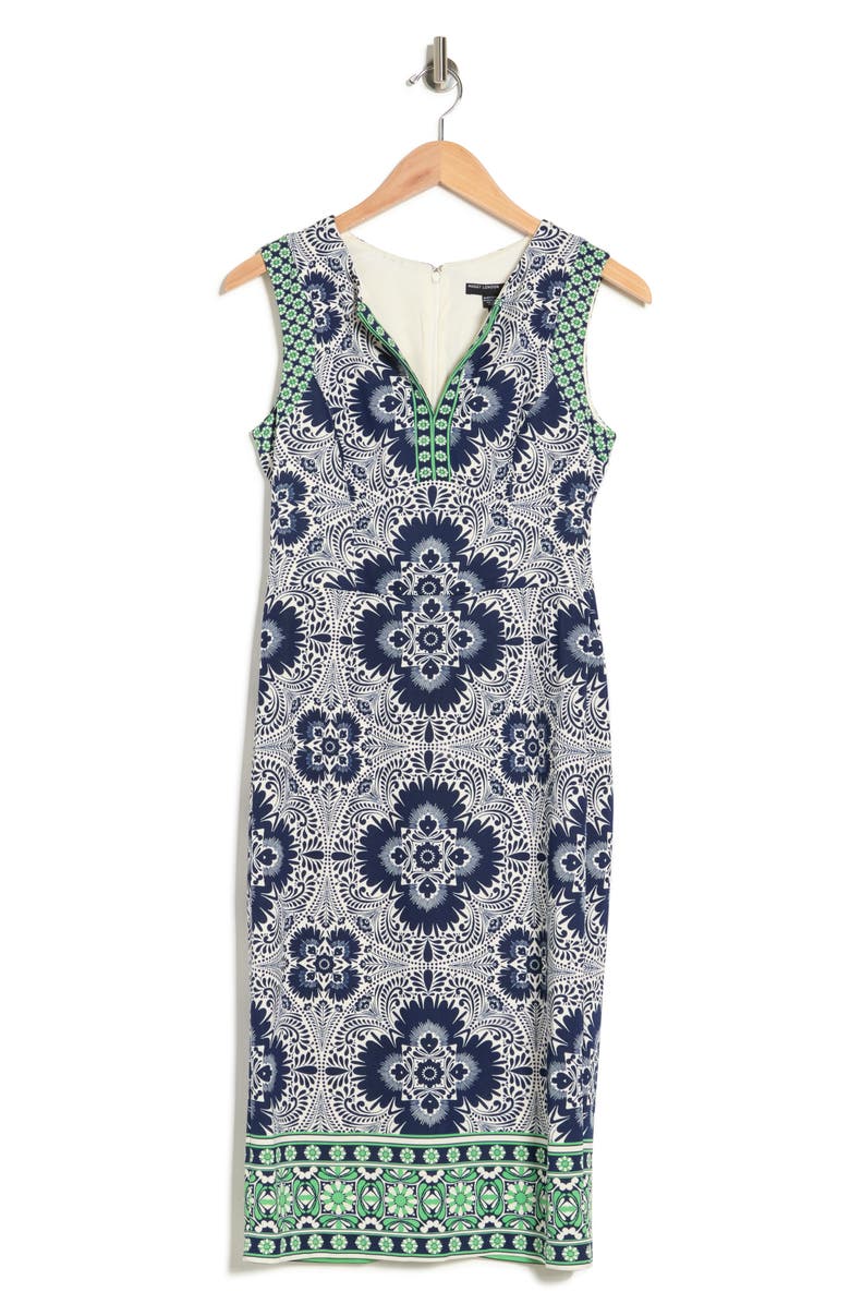 Maggy London Neck Slit Sleeveless Dress | Nordstromrack