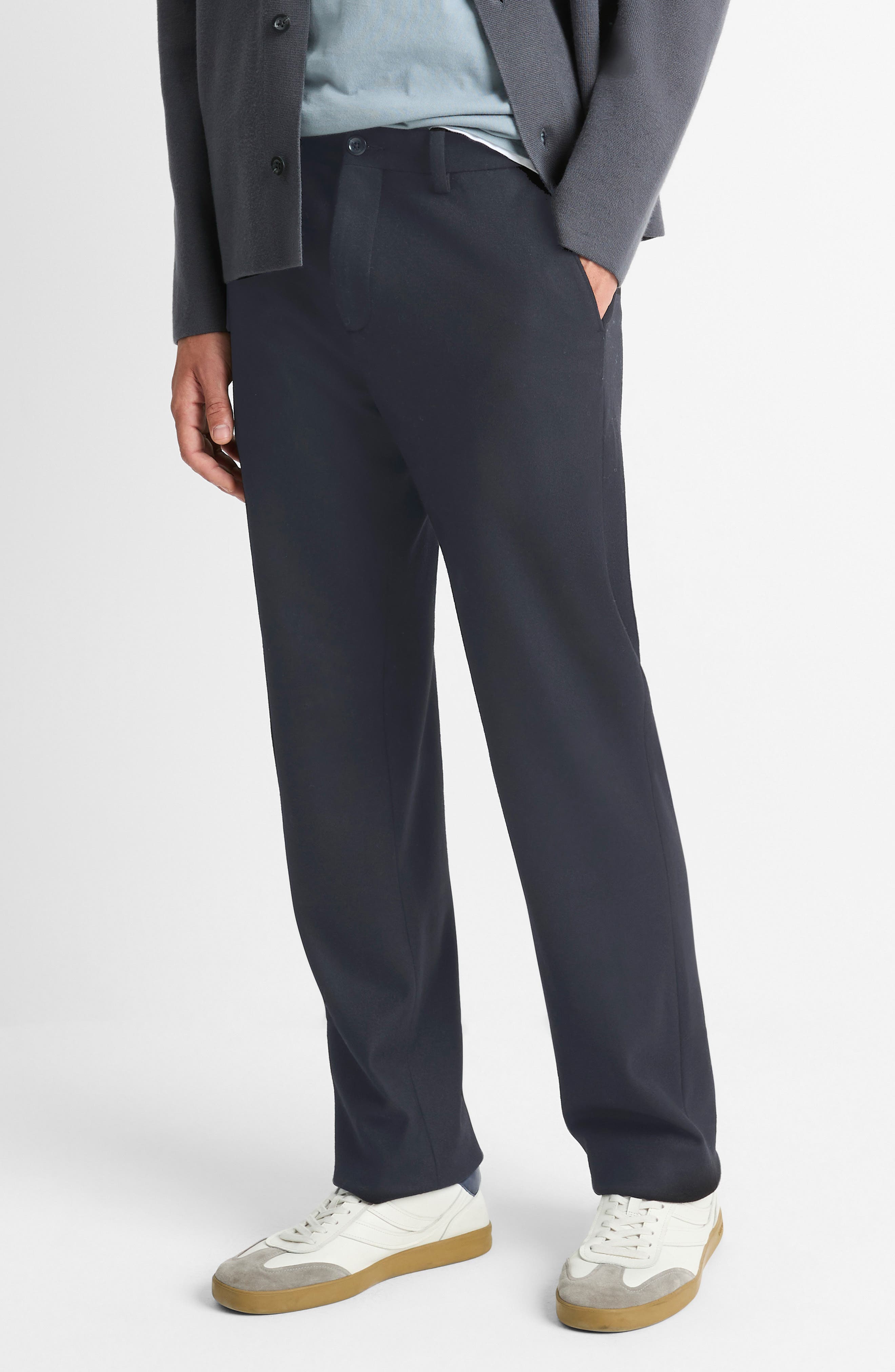 Vince Flat Front Wool Blend Pants | Nordstrom
