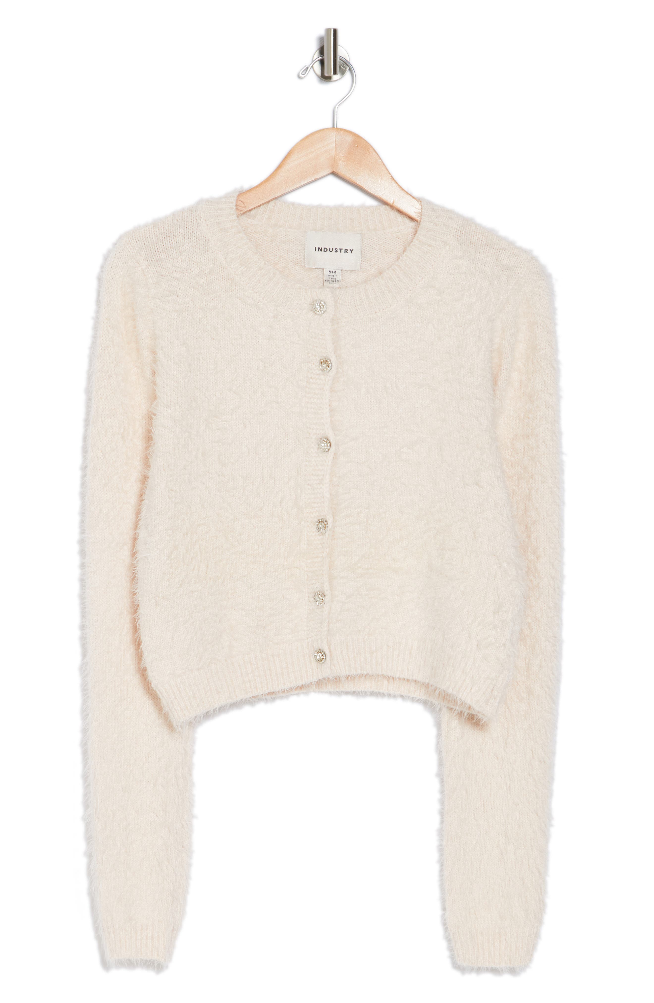 TRUTH Feathered Button Cardigan | Nordstromrack