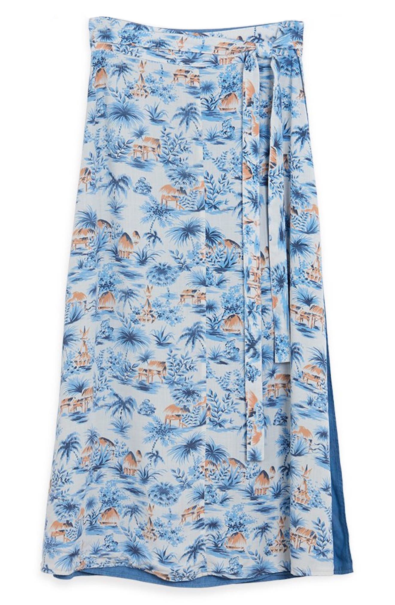 Faherty Nola Reversible Midi Skirt | Nordstromrack