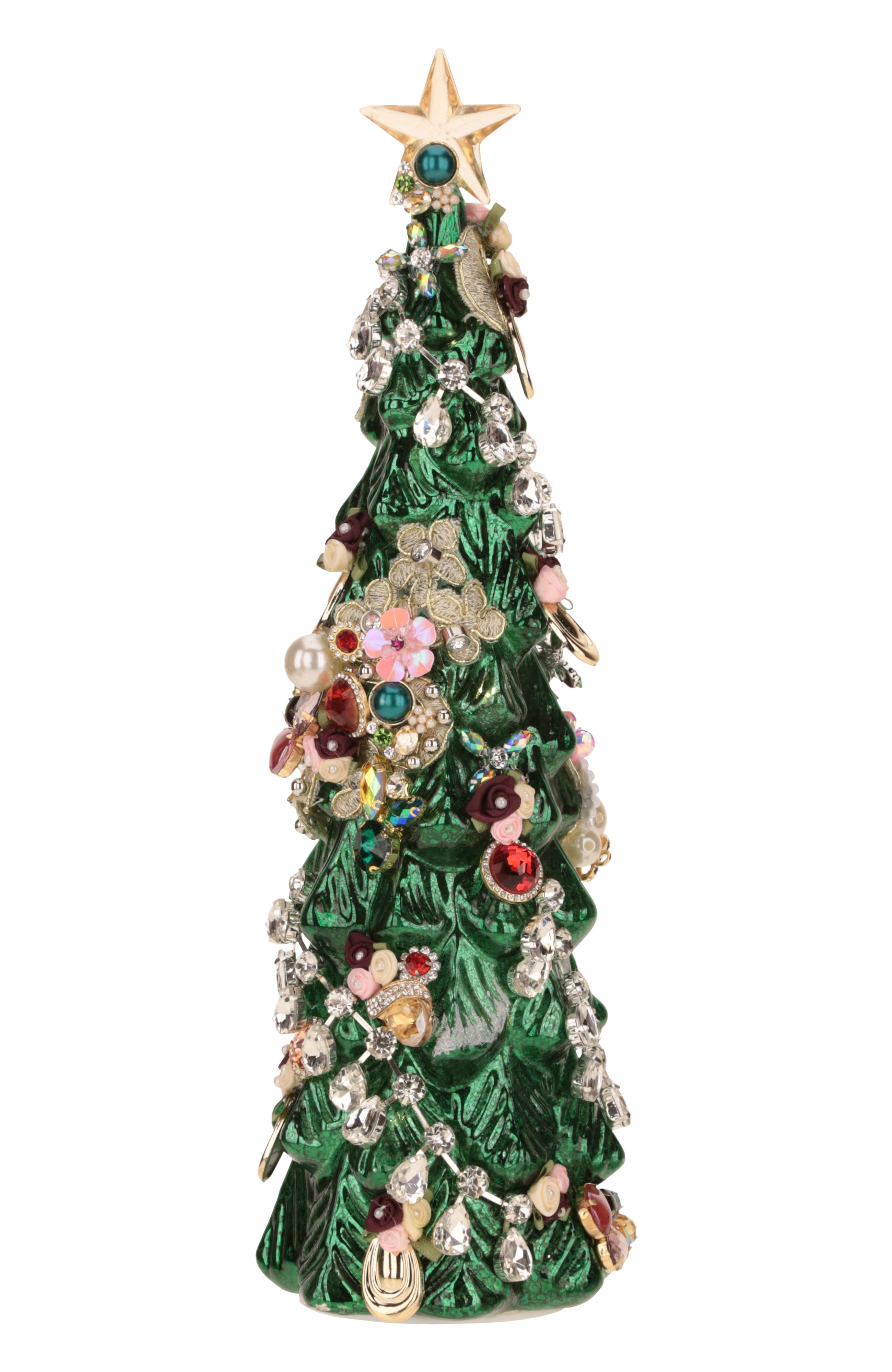 Mark Roberts Jeweled Christmas Tree, Green | ModeSens