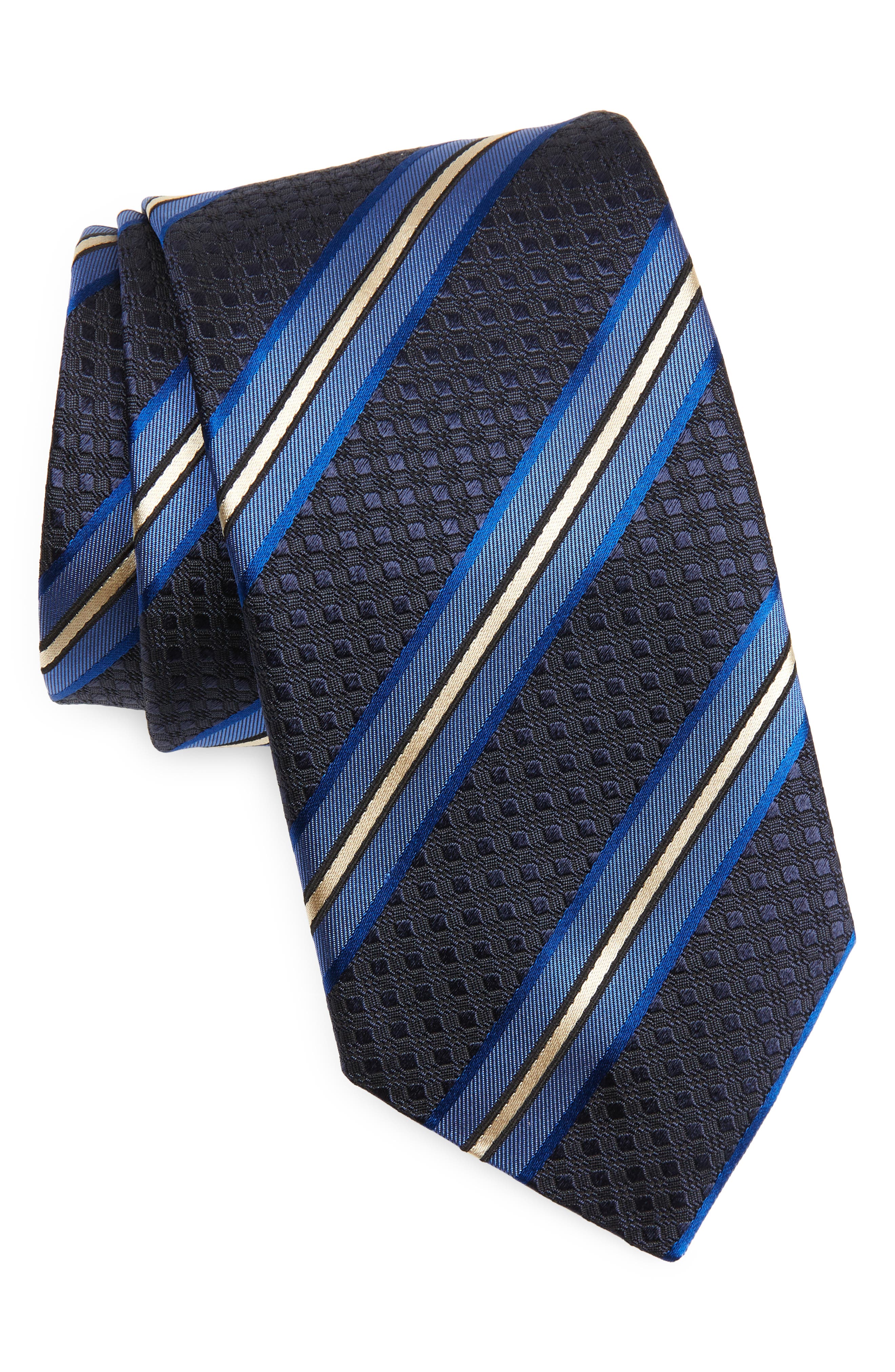 Diagonal Stripe Silk Tie (Men) | Nordstromrack