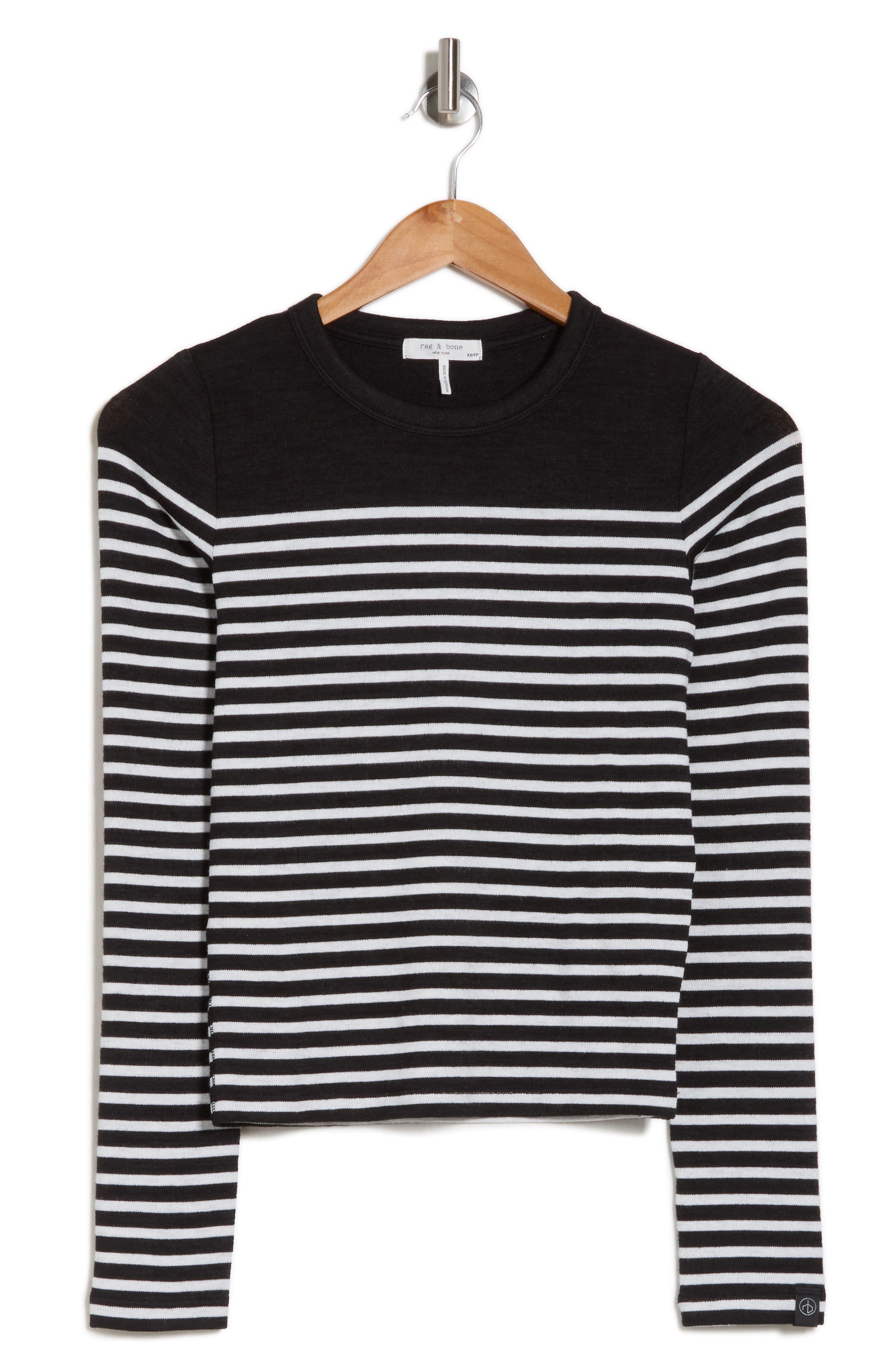 rag & bone Breton Stripe Crewneck Sweater | Nordstromrack
