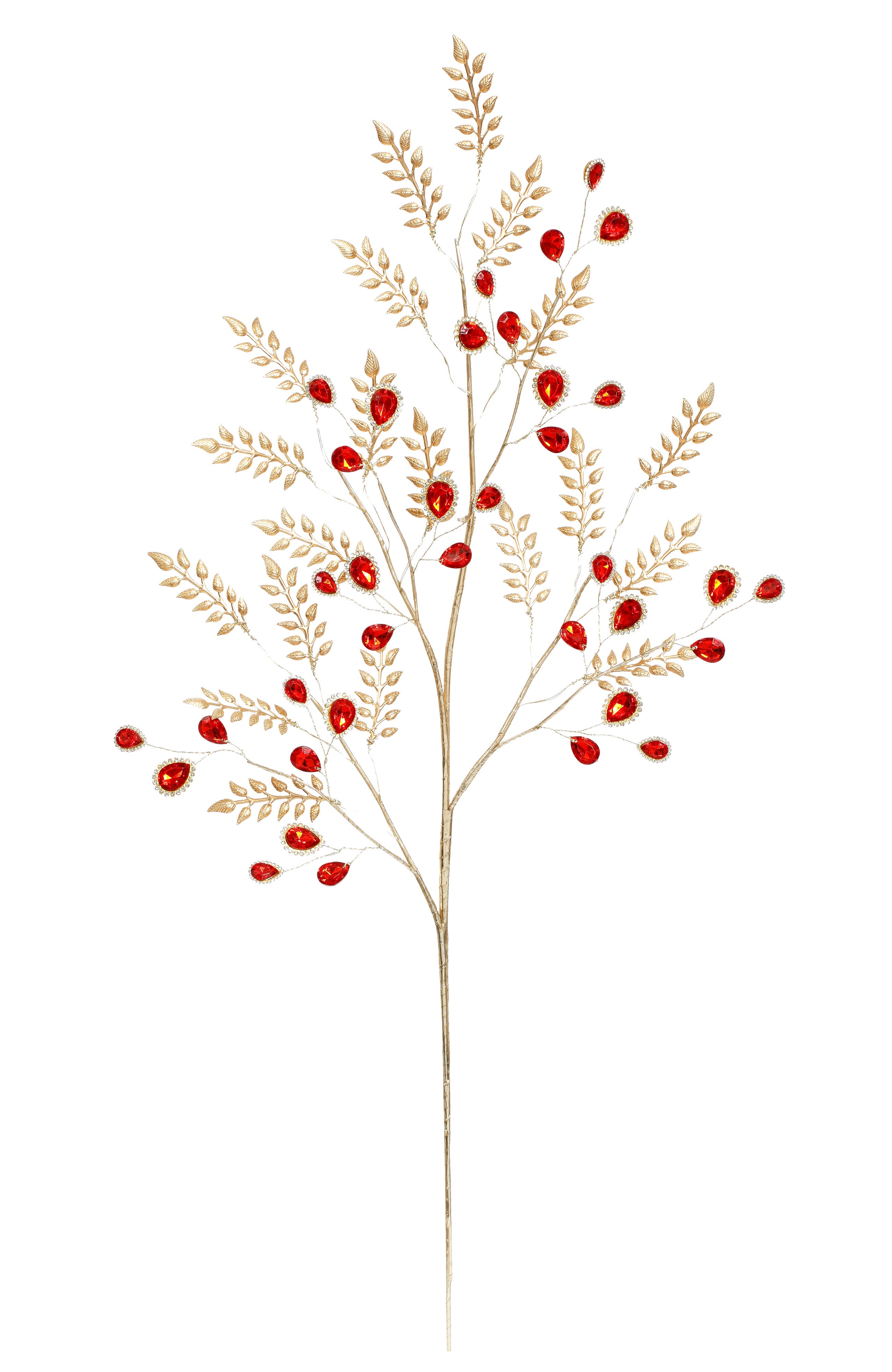 Mark Roberts Leaf Ruby Teardrop Spray, Set of 6 | Nordstrom