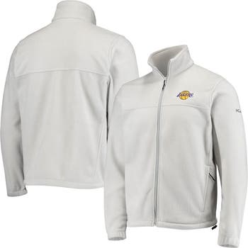Columbia Men's Columbia Los Angeles Lakers Gray Flanker Full-Zip Jacket ...