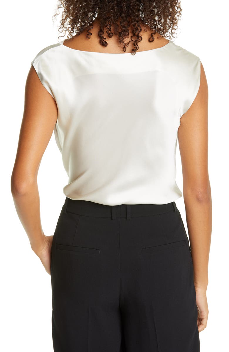 Club Monaco Soft Cowl Neck Silk Top | Nordstromrack