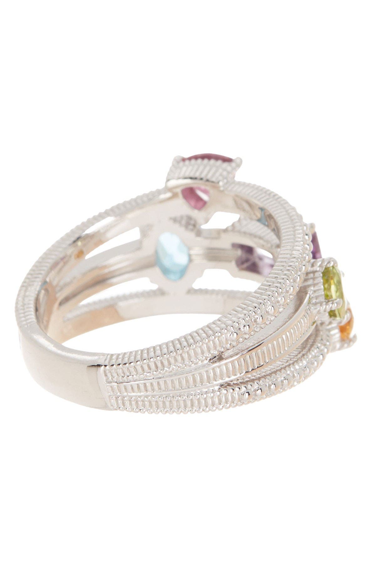 Judith Ripka Sterling Silver Multi Gemstone Ring | Nordstromrack