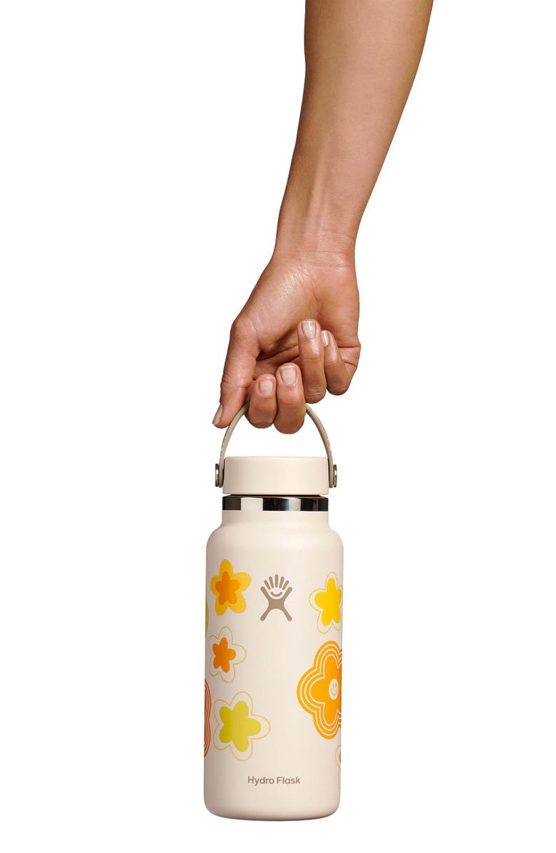 Hydro Flask 32-Ounce Wide Mouth Flex Cap Happy Days Water Bottle ...