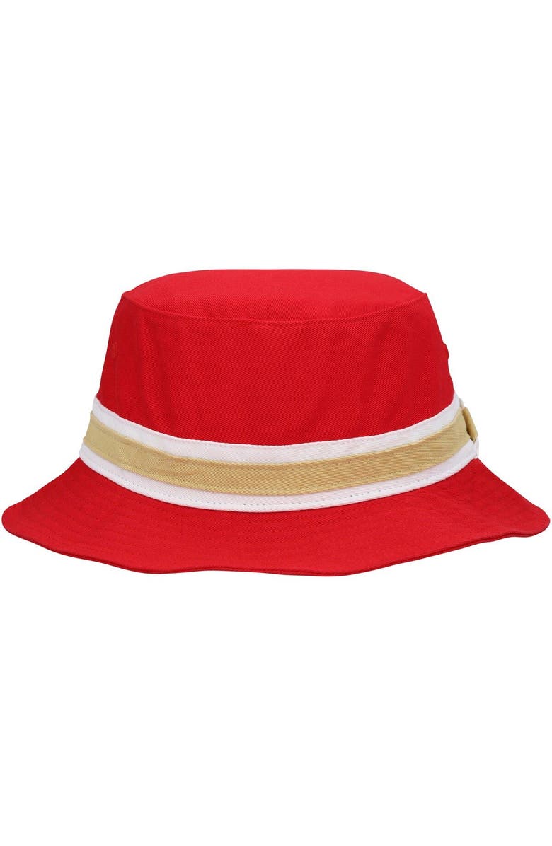 '47 Men's '47 Scarlet San Francisco 49ers Striped Team Bucket Hat ...