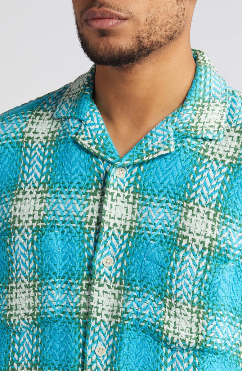 Corridor Wildcard Plaid Short Sleeve Button-Up Shirt | Nordstromrack