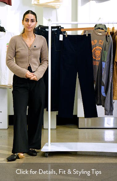 MANGO Ankle Straight Leg Pants | Nordstrom