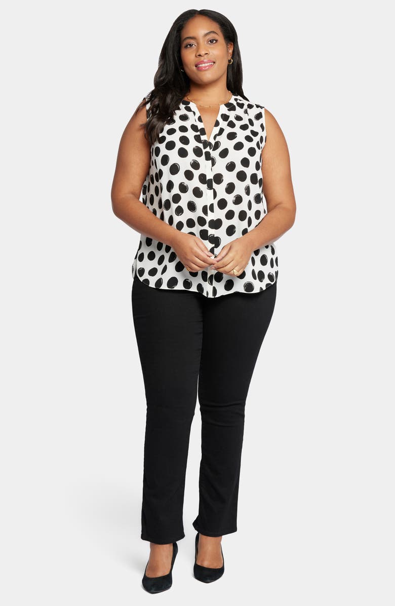 NYDJ Print Sleeveless Pleat Back Top | Nordstromrack