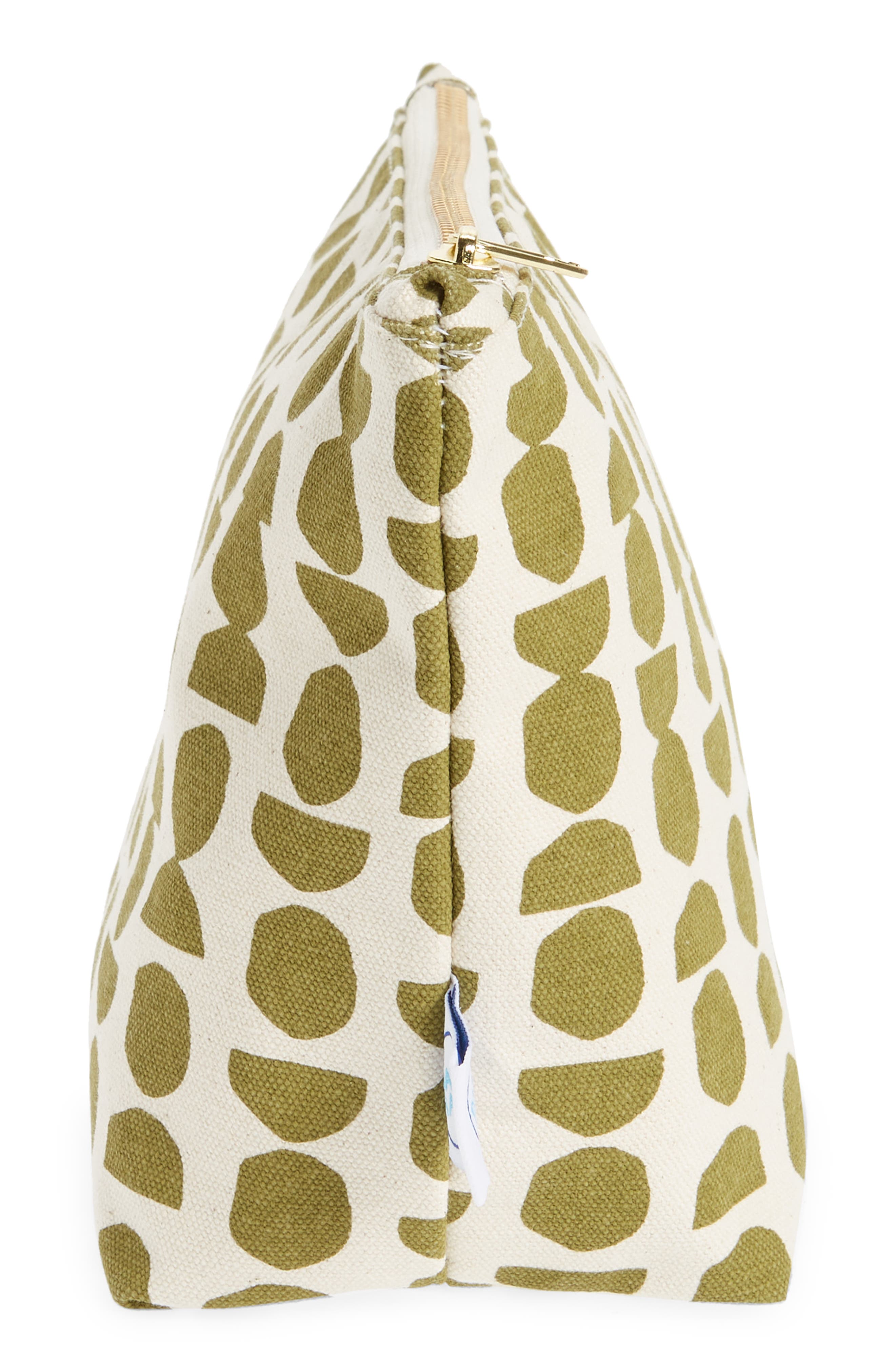 Dance Happy Geometric Print Canvas Zip Pouch | Nordstromrack