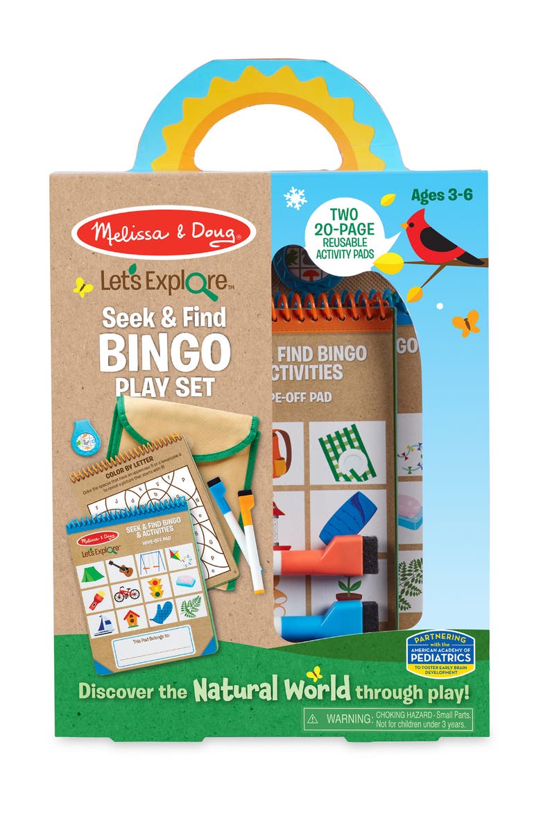 Melissa & Doug Let's Explore Seek & Find Bingo Play Set | Nordstromrack