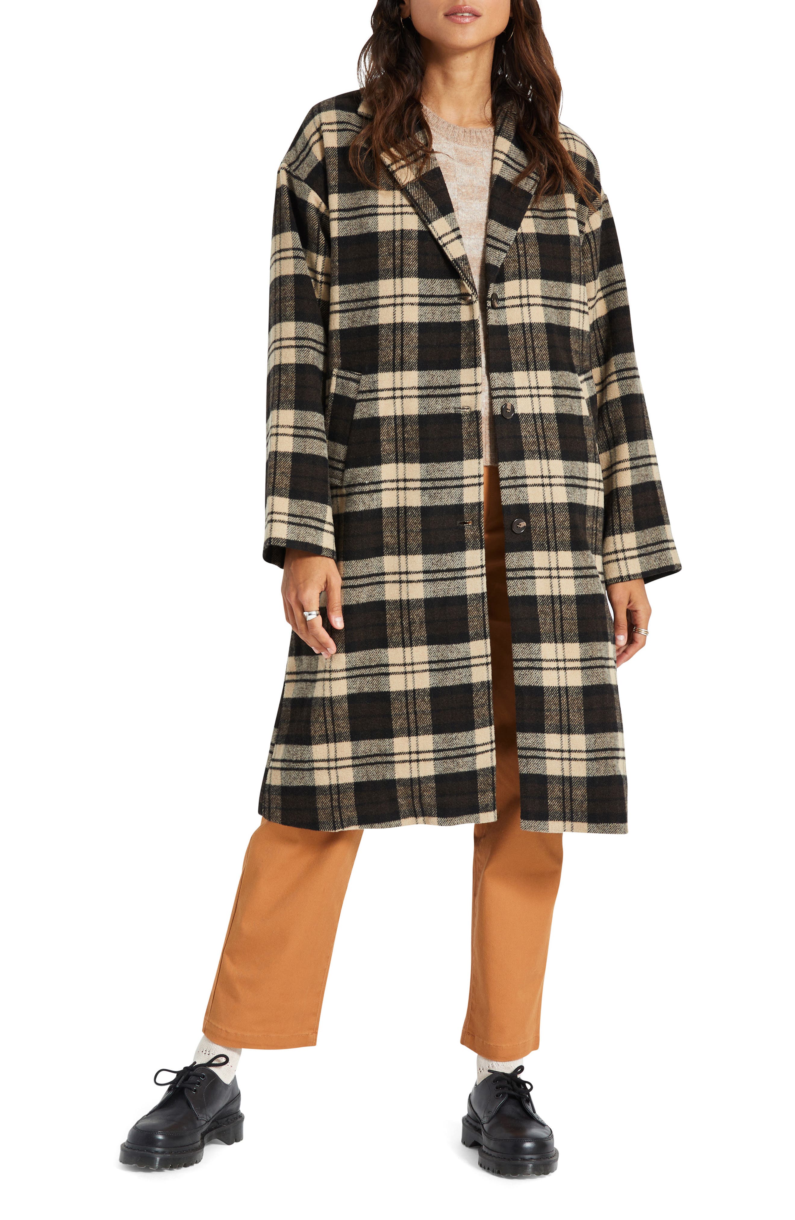 Brixton Cicely Plaid Coat | Nordstromrack