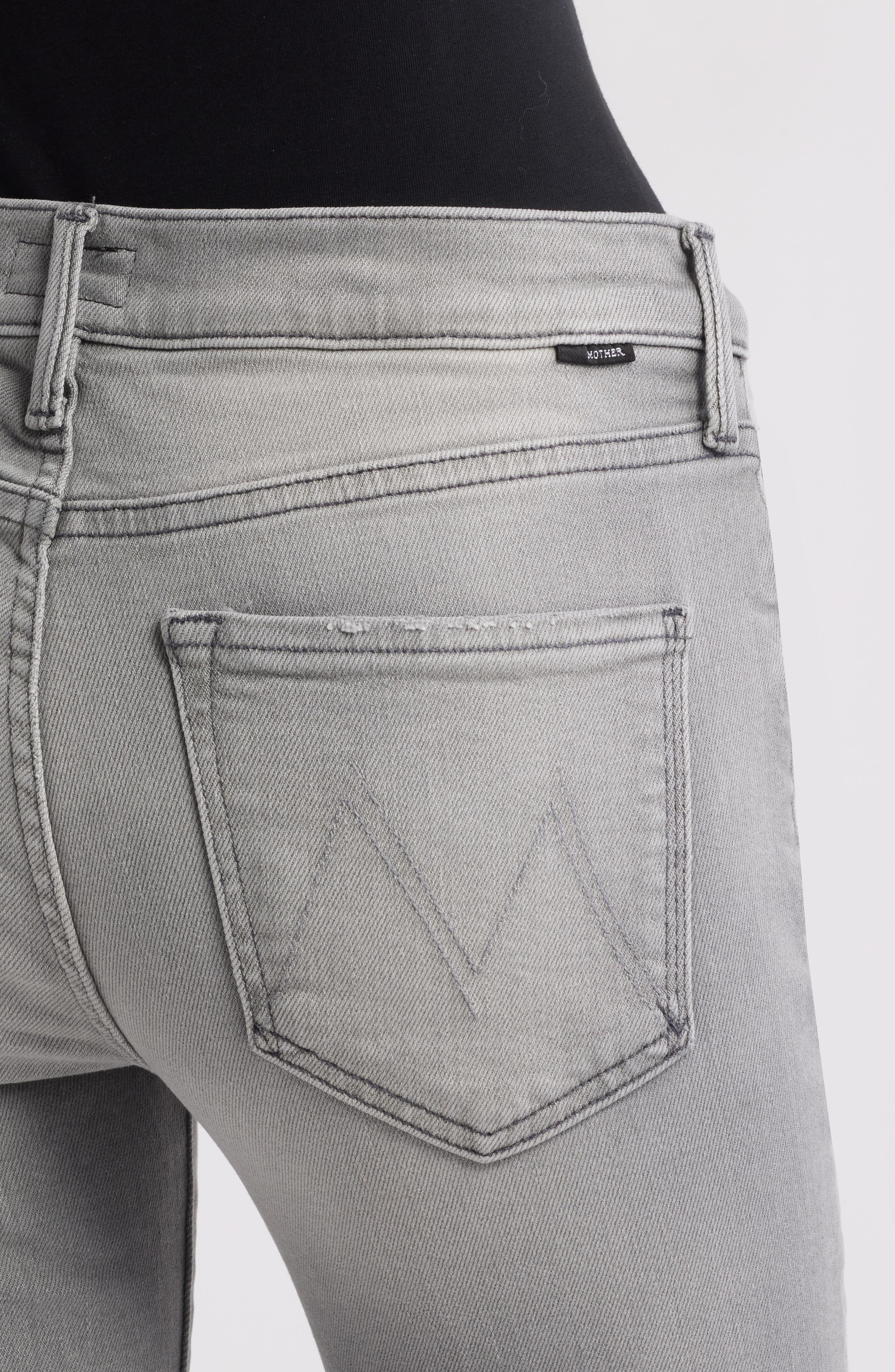 MOTHER The Rascal Frayed Ankle Slim Jeans | Nordstrom