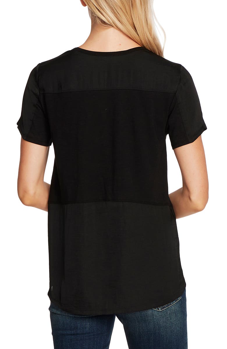 Vince Camuto Mixed Media Top | Nordstromrack