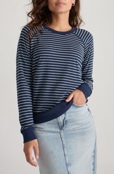 Women's Blue Striped Tops | Nordstrom
