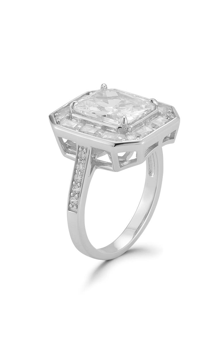 CHLOE AND MADISON CZ Halo Ring | Nordstromrack