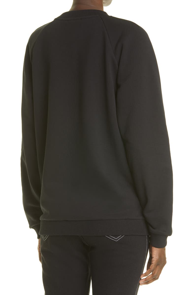 Balmain Logo Cotton Sweatshirt | Nordstrom