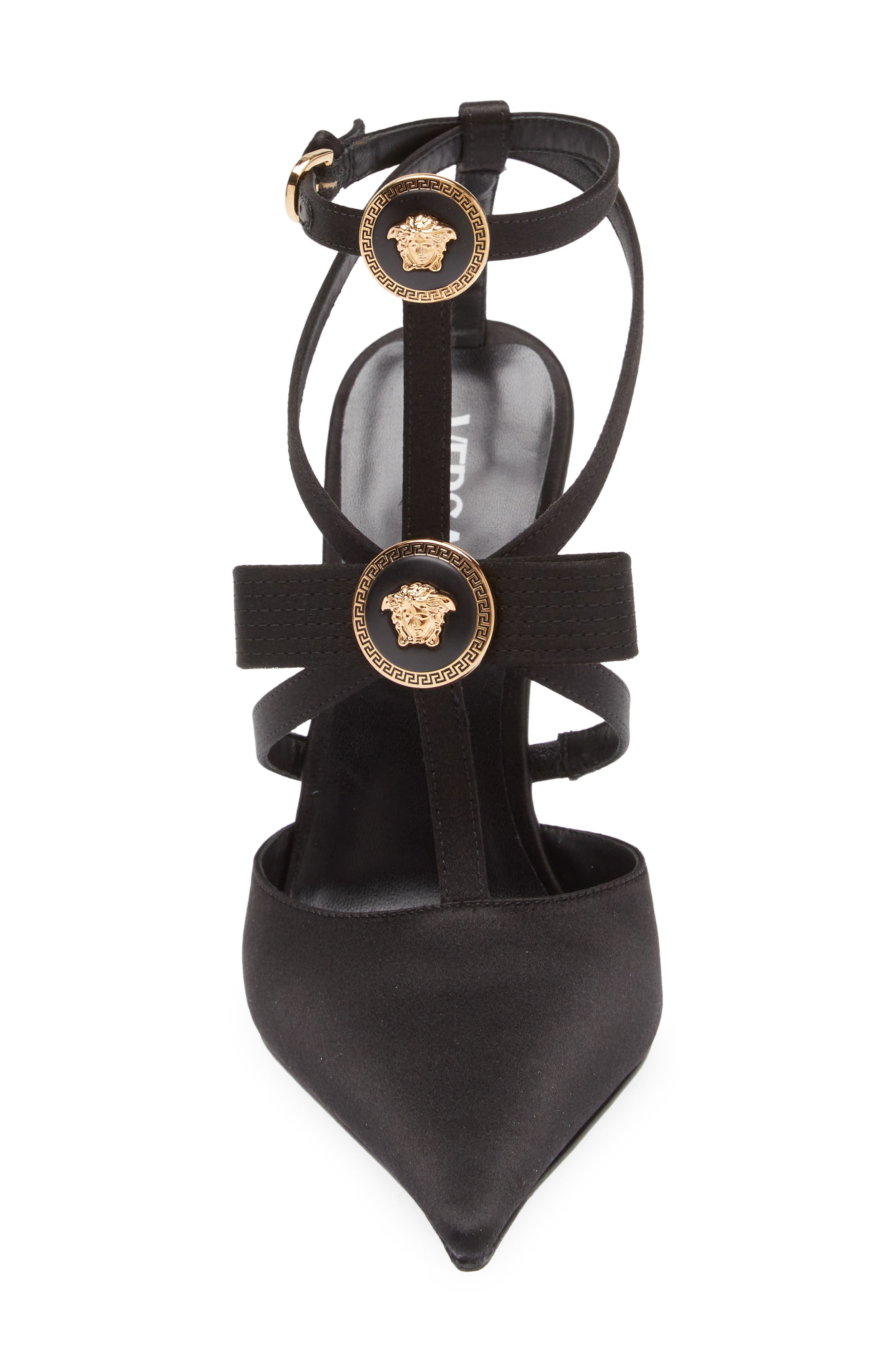 Versace Gianni Ribbon Cage Pointed Toe Pump (Women) | Nordstrom