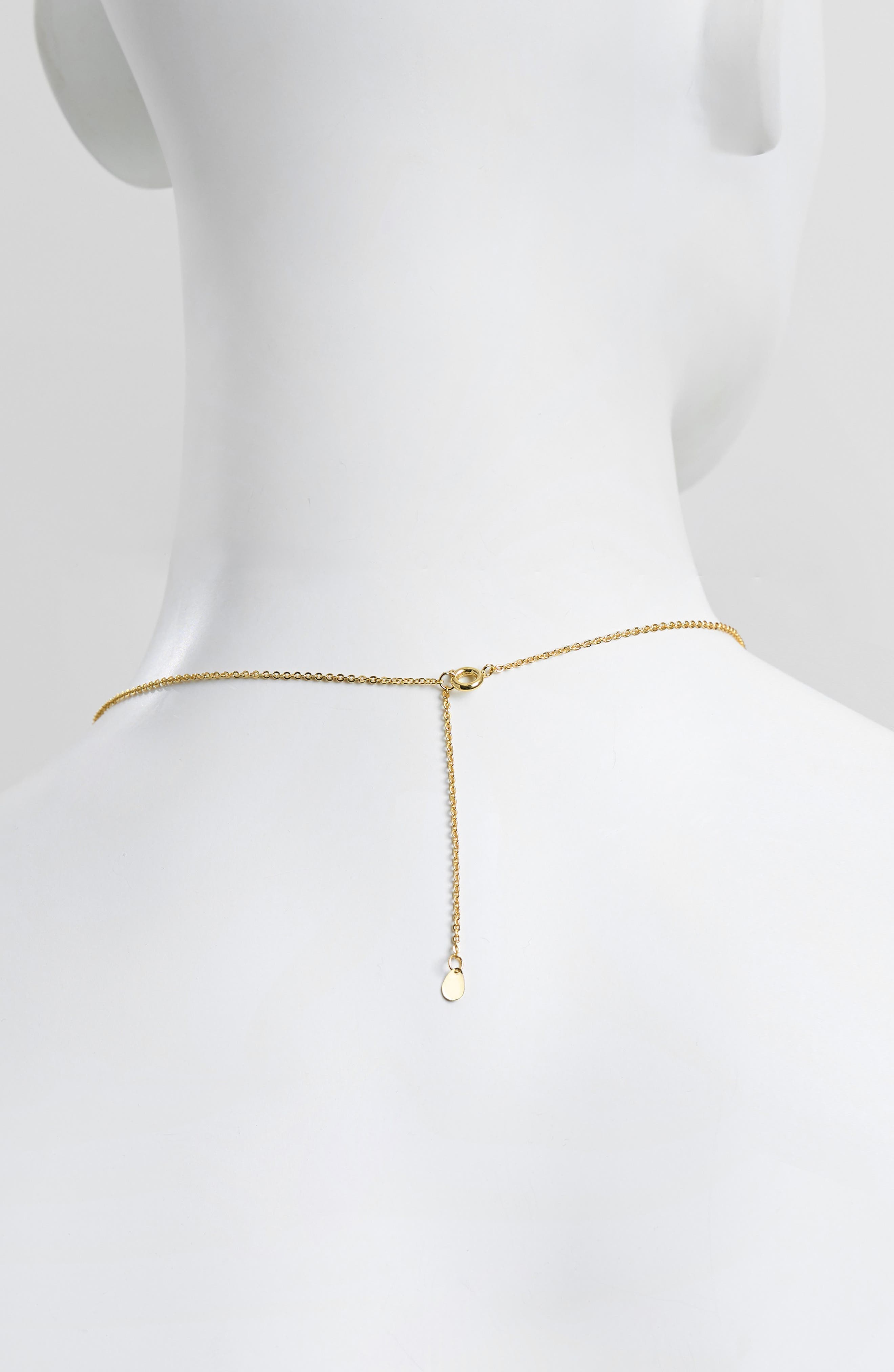 ATHRA LUXE Modern Muse Faux Pearl Pendant Necklace | Nordstrom