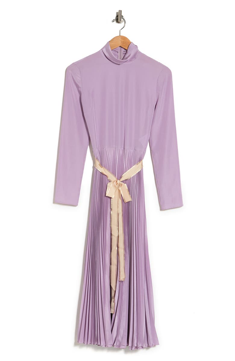 RED Valentino VALENTINO Donna Waist Tie Pleated Dress | Nordstromrack