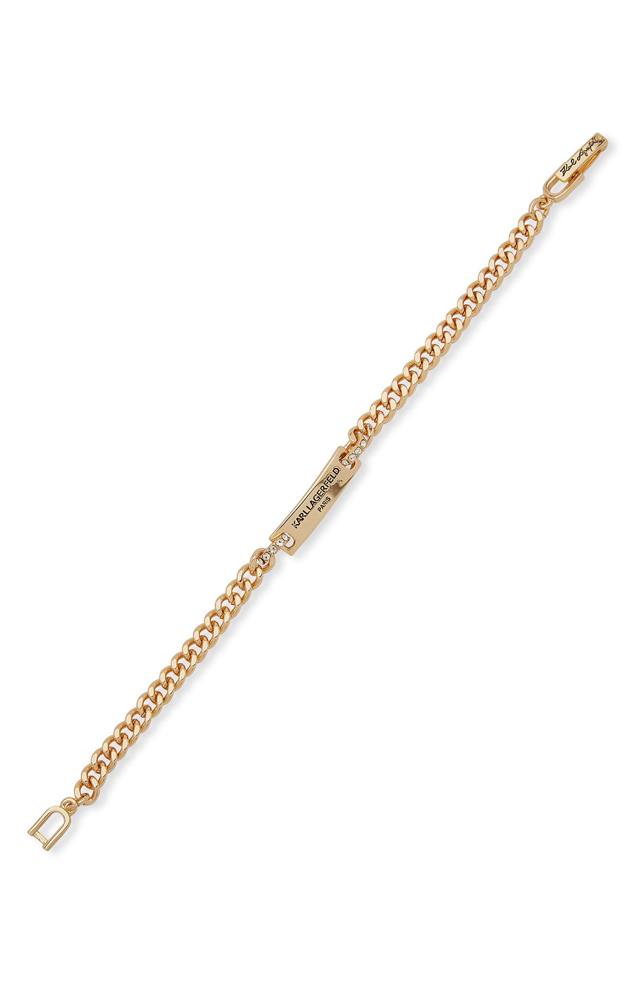 KARL LAGERFELD Logo Bar Flex Bracelet | Nordstromrack