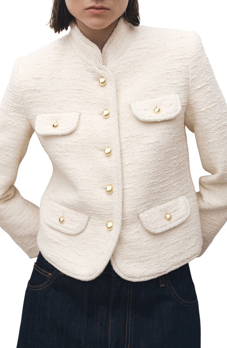 MANGO Tweed Jacket | Nordstrom