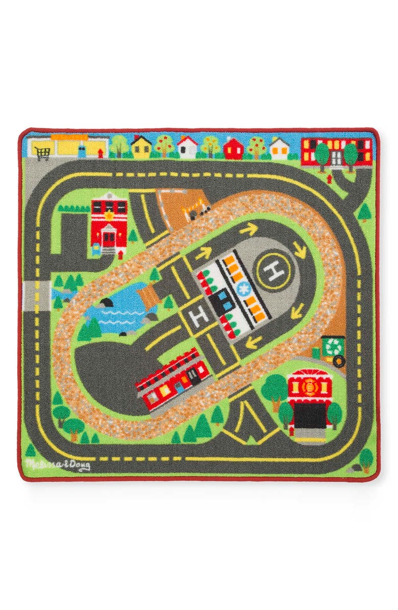 Melissa & Doug Deluxe Multi-Vehicle Activity Rug Set | Nordstromrack