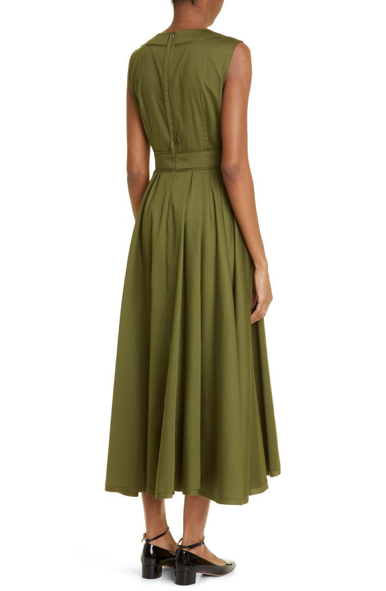 Max Mara Alice Pleated A-Line Cotton Dress | Nordstromrack