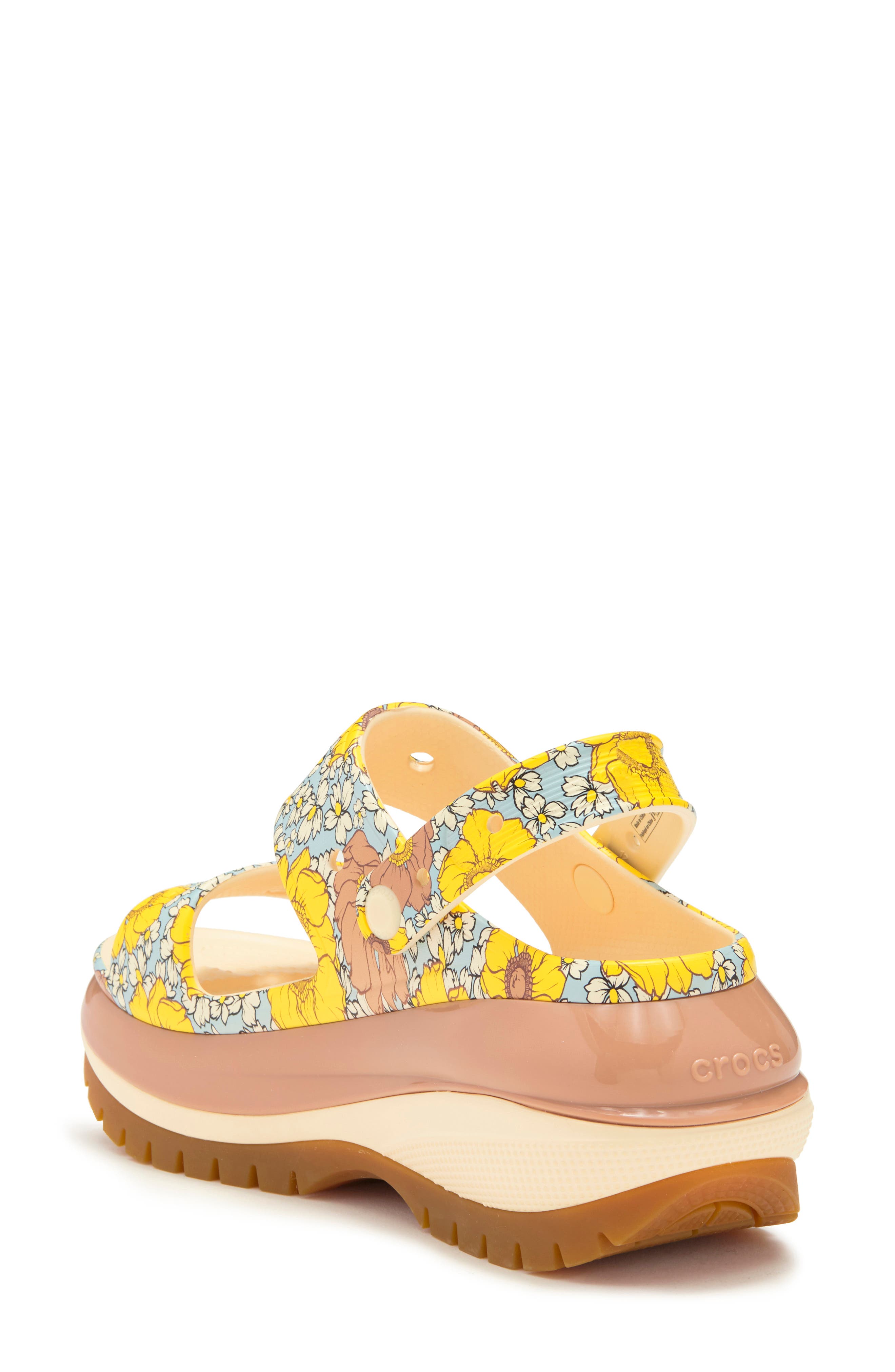 CROCS Mega Crush Retro Floral Sandal (Women) | Nordstromrack