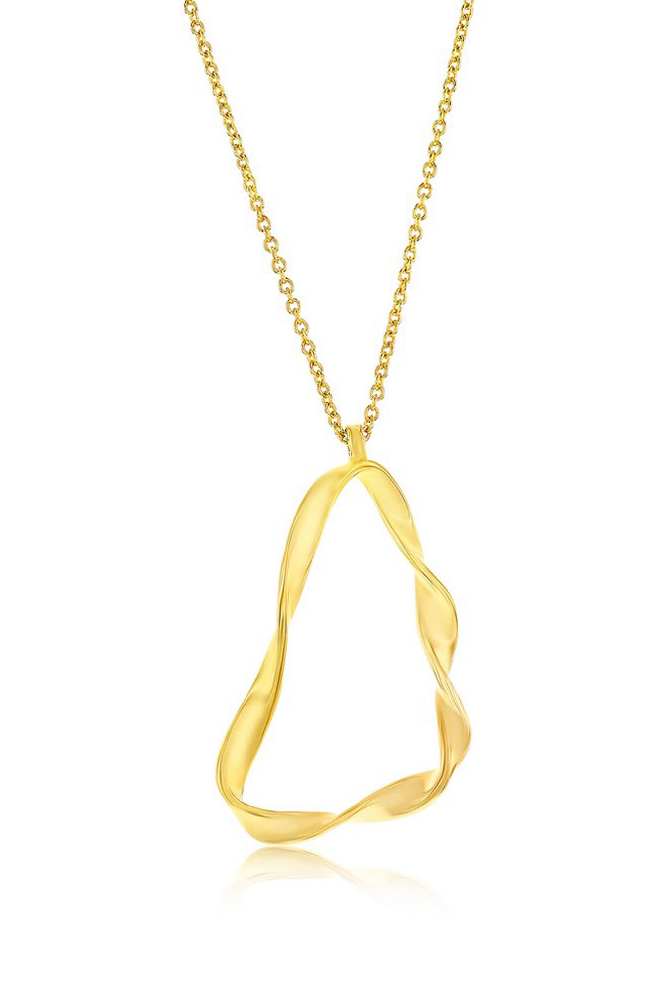 SIMONA Twisted Triangle Pendant Necklace | Nordstromrack