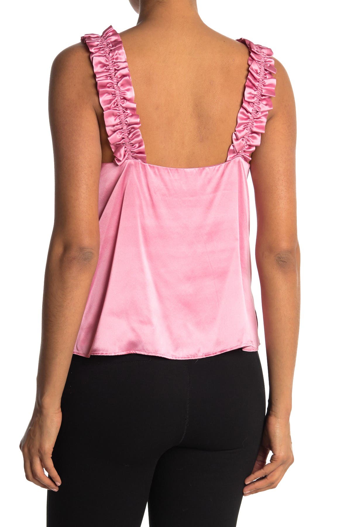 CAMI NYC The Linney Shirred Strap Silk Tank | Nordstromrack