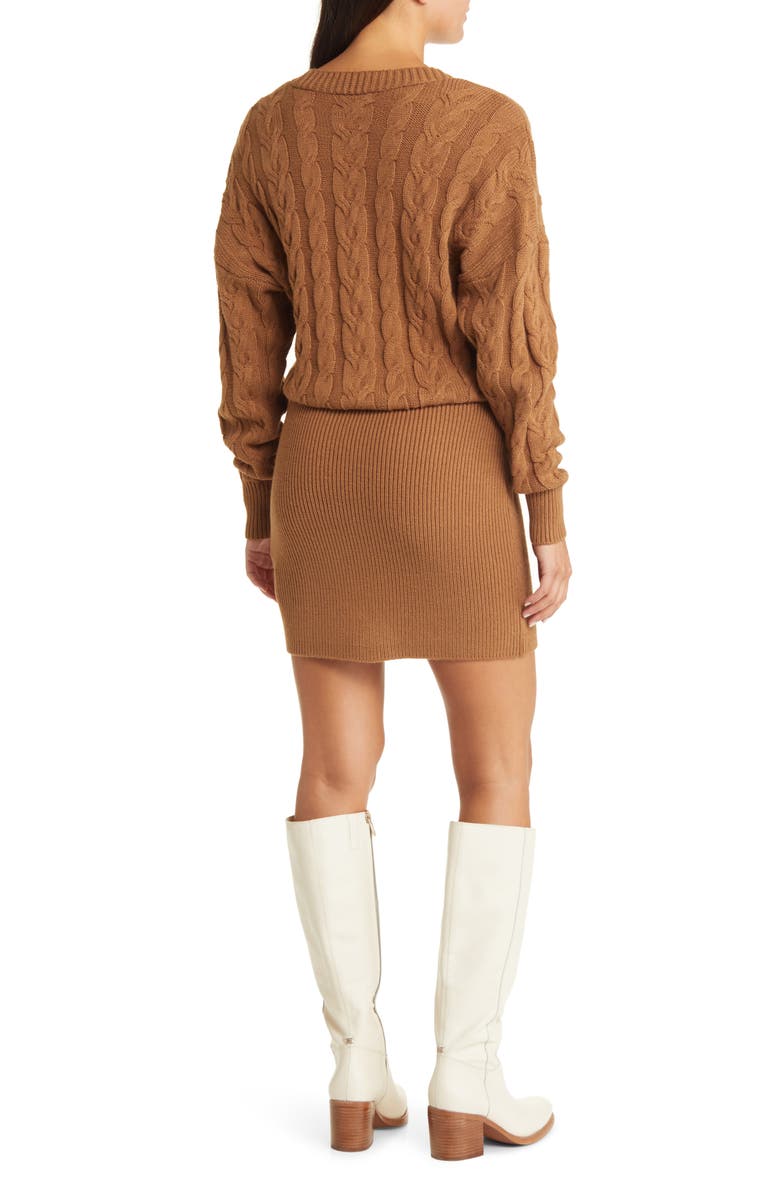 Steve Madden Long Sleeve Sweater Dress | Nordstromrack