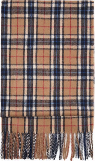 MANGO Checkered Fringe Scarf | Nordstrom