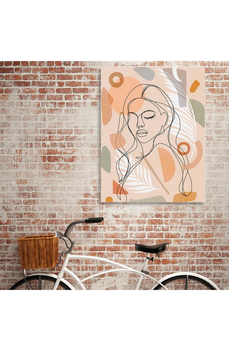 CURIOOS Self Love Line Portrait Canvas Wall Art | Nordstromrack