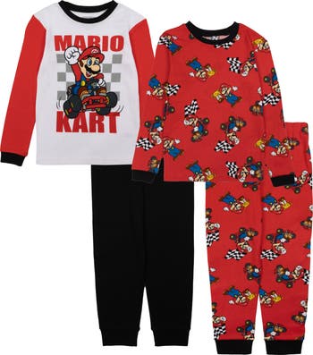 AME Kids' Mario Kart Forever Pajamas Set | Nordstromrack