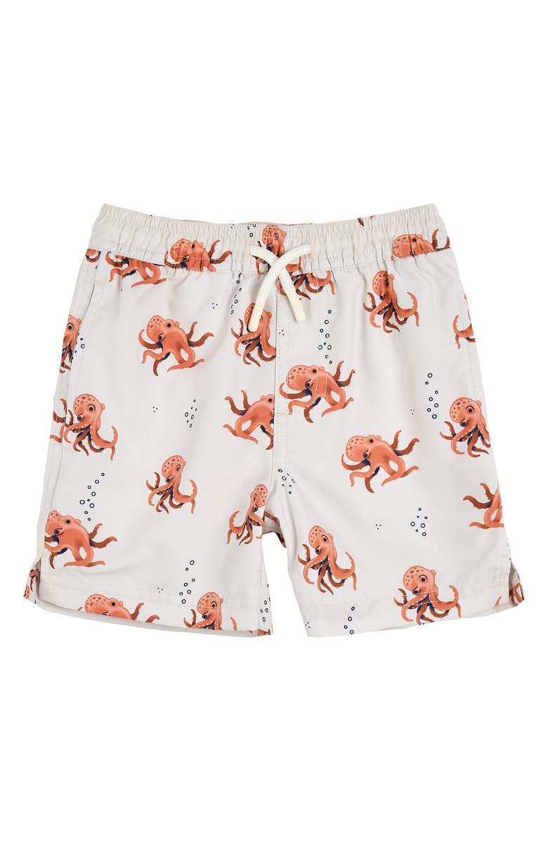Petit Lem Kids' Octopus Print Swim Trunks | Nordstromrack